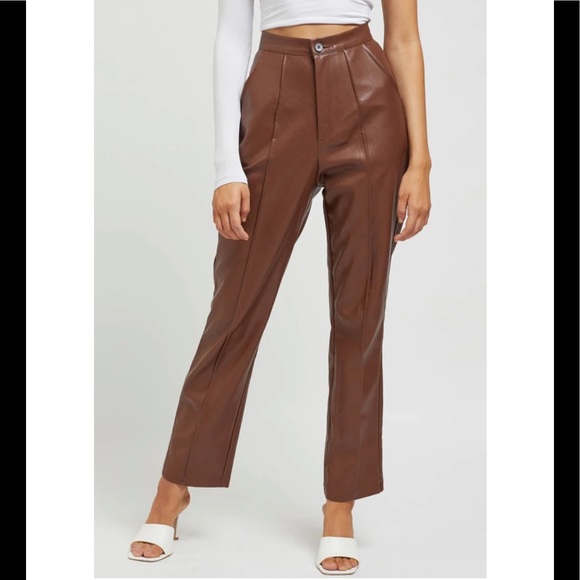 Princess Polly | Pants & Jumpsuits | Sundays The Label Leather Pants ...